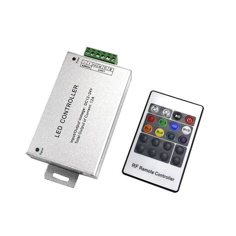 LED Controller DC12 24V 12A 20keys LED Wireless RF Controller LED RGB ...