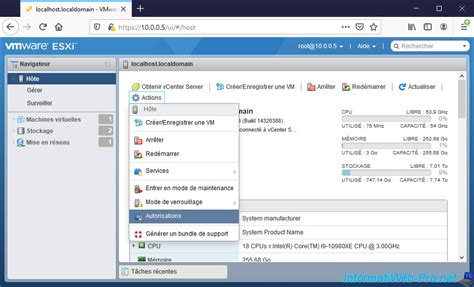 Manage Roles Users And Permissions On Vmware Esxi 67 Vmware