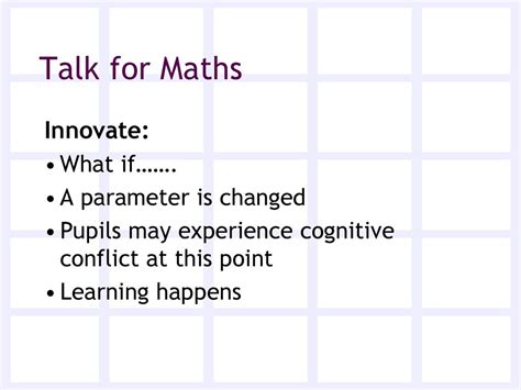 Talk For Maths An Introduction Ppt Download