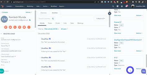 file link sharing from hubspot hubspot