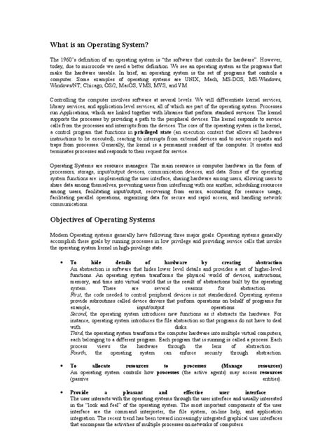operating system notes pdf process computing operating system
