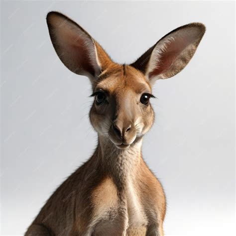 Premium Photo A Kangaroo With Long Ears And A Pointy Ears