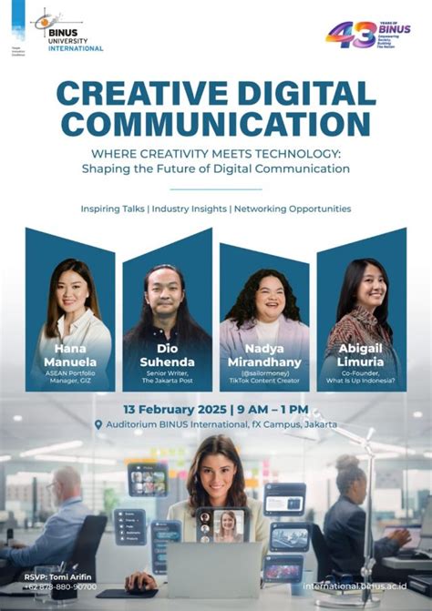 The Launching of CREATIVE DIGITAL COMMUNICATION ‘Where Creativity Meets Technology: Shaping the ...