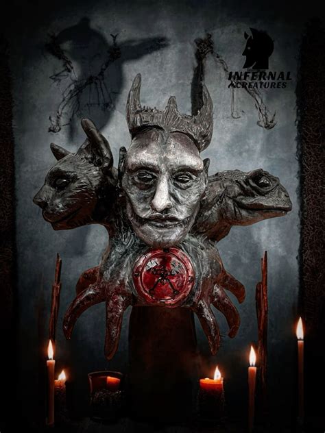 Bael Baal Sculpture Bael Demon Lord Baal Belial Statue