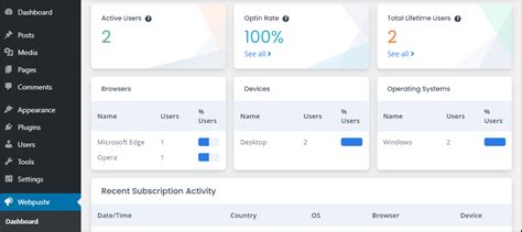 how to set up webpushr push notifications for wordpress greengeeks