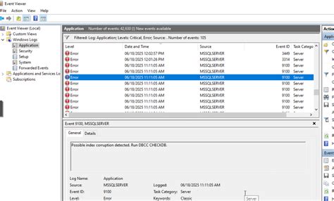 Database Hosted On Mssql Server 2017 On Windows Server 2022 Standard