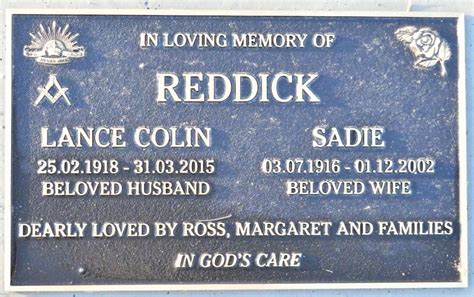 Lance Colin Reddick 1918 2015 Find A Grave Memorial