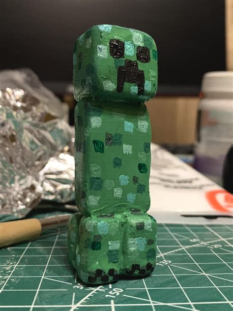 Started Working With Polymer Clay On The Theme Of Minecraft R Minecraft