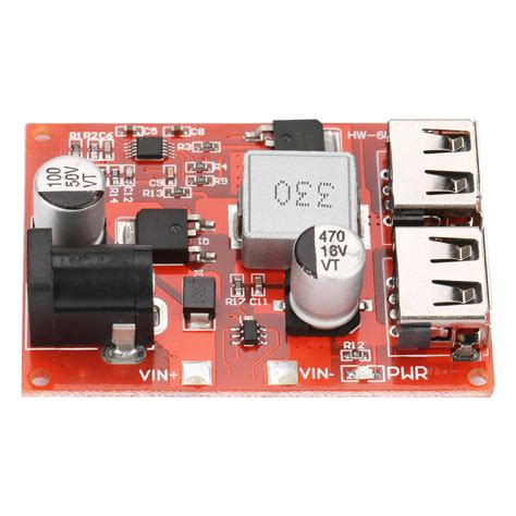 Double USB Port V Step Down V Voltage Stabilized Power Module A For Phone Tablet Walmart Com