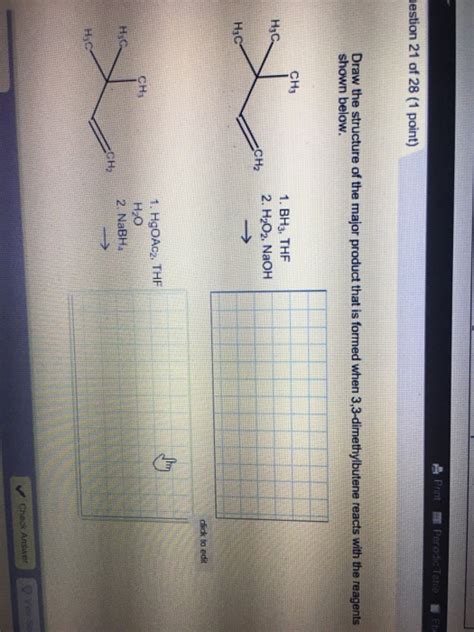 Solved Draw The Structure Of The Major Product That Is Chegg Com