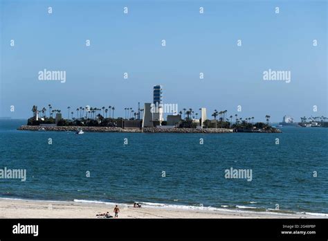 Long Beach Ca Usa July 8 2020 Island White One Of The Manmade Oil