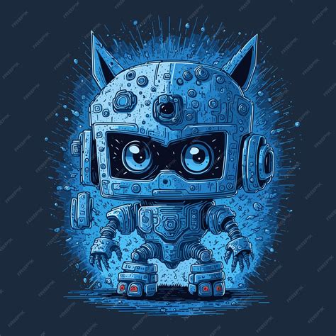 Premium Vector Cute Mini Robot Ai Future Version Modern