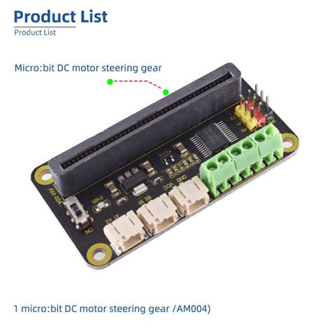 micro bit motor driver expansion board may drive two motors three