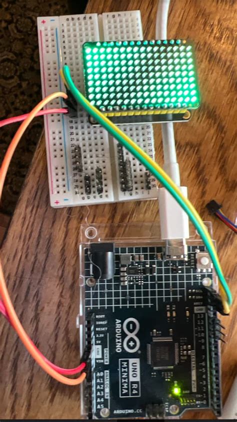Experimenting With The Wifi Charlieplex Matrix Code Uno R4 Wifi Arduino Forum