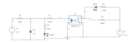 Optocoupler Set Multisim Live