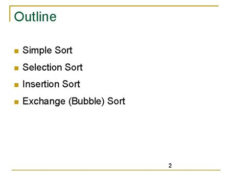 Cs 212 Data Structures And Algorithms Sorting Algorithms
