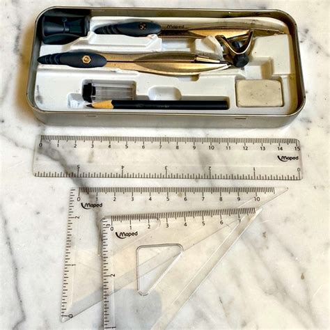 Texas Instruments Toys Ti 3x Iis Calculatorcompassprotractorruler Set In Cases Poshmark