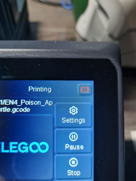 What Does This Red Exclamation Point Mean R Elegooneptune4