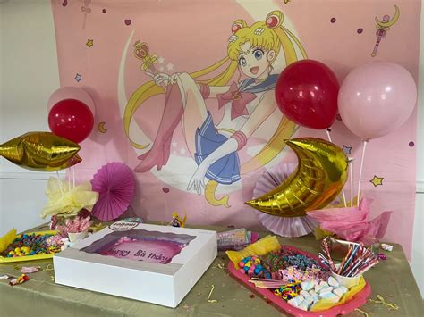Ellas Sailor Moon Birthday Decorations Birthday Decorations Sailor
