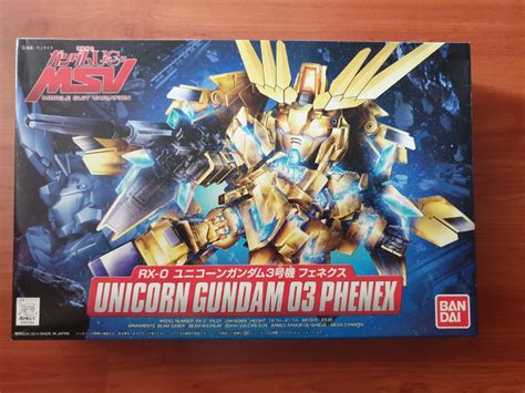 Unicorn Gundam 03 Phenex Sd Bandai Hobbies And Toys Toys And Games On