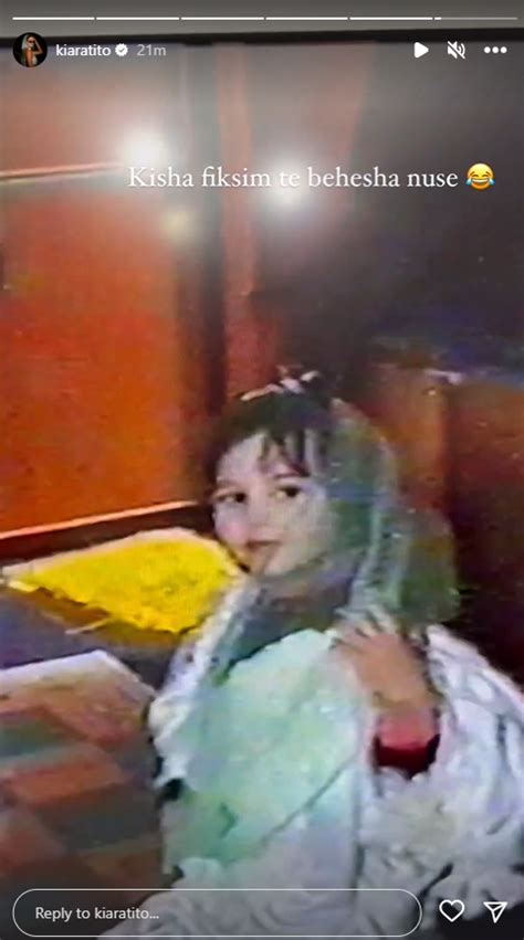 Kiara Tito Publikon Disa Imazhe Nga F Mij Ria Telegrafi Telegrafi