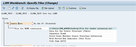 automatic processing of data using bdc lsmw sap community