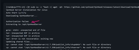 Failed Vpnhood Server Installation For Linux · Issue 275 · Vpnhoodvpnhood · Github