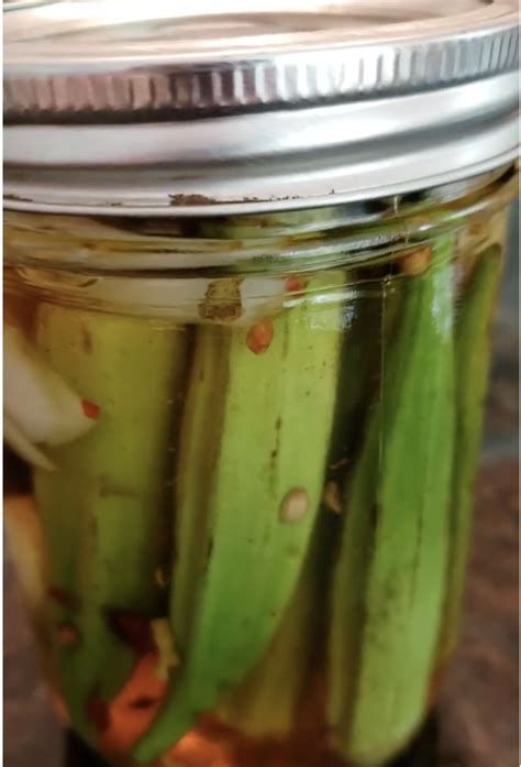 Southern Pickled Okra No Cooking Required Love Of Food Network