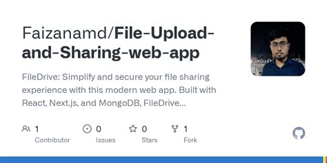 GitHub Faizanamd File Upload And Sharing Web App FileDrive Simplify And Secure Your File