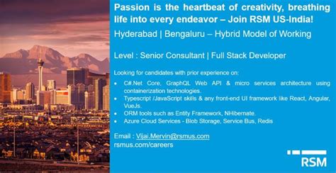 Pawan Shetty On Linkedin Rsm Rsmusllp Rsmusi Consultant Itcareers