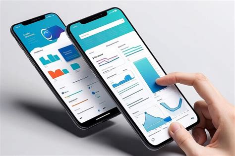 Premium AI Image Ui And Ux Representations With Smartphone