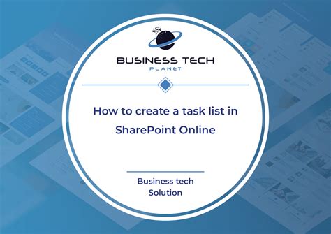 How To Create A Task List In SharePoint Online Business Tech Planet