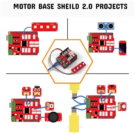 Elecrow Crowtail Motor Base Shield 20 Arduino Rees52