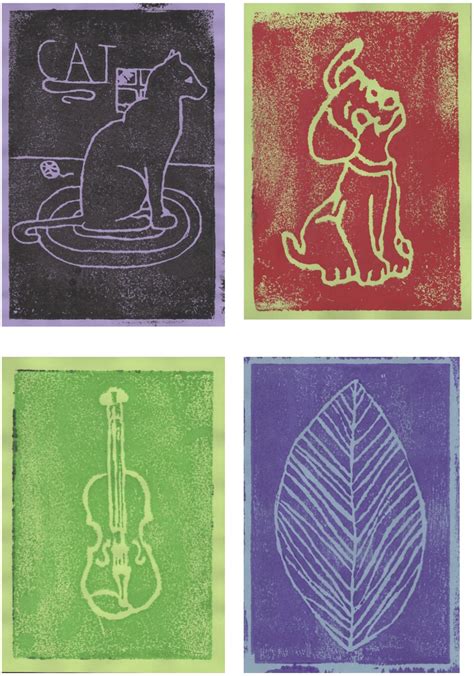 The Rolling Artroom Styrofoam Printmaking 4 6 Grade