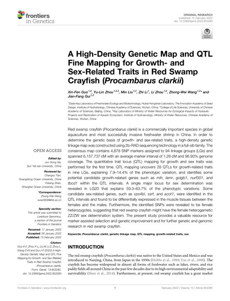 Pdf A High Density Genetic Map And Qtl Fine Mapping For Growth And