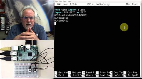 Raspberry Pi LESSON Using GPIO Pins As Inputs And Reading Them In Python YouTube