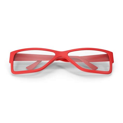 3d Model Red Eyeglasses Turbosquid 2232507