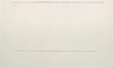 Bi Variate Table Questions Directions The Gss
