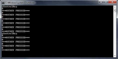C Global Hotkeys Allows User To Hold Down Modifier Keys Stack Overflow