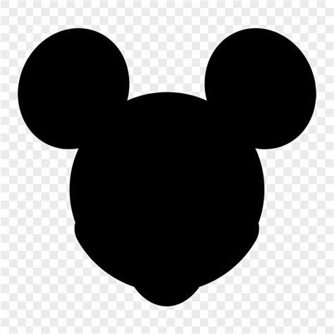 Mickey Face Black
