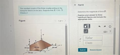 Solved Review Part A The Resultant Couple Of The Three