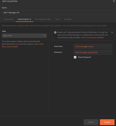 getting started with the nsx t api and postman