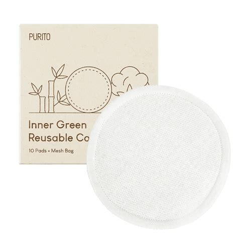 Dischete Demachiante Reutilizabile Inner Green 10 Bucati Purito Dr Max Farmacie