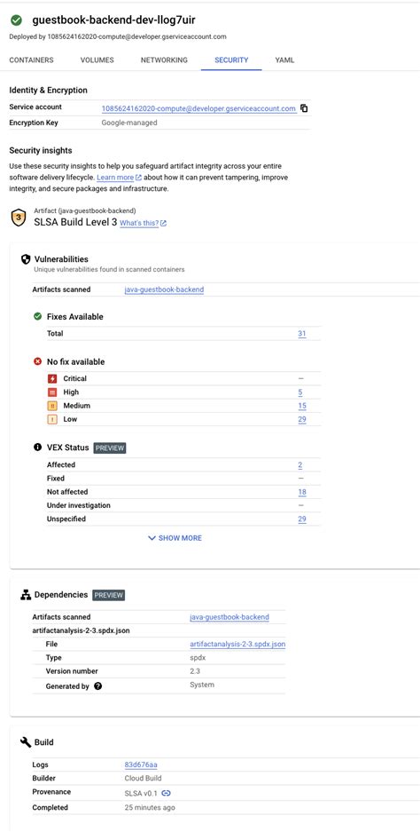 Quickstart Deploy On Cloud Run And View Security Insights Software