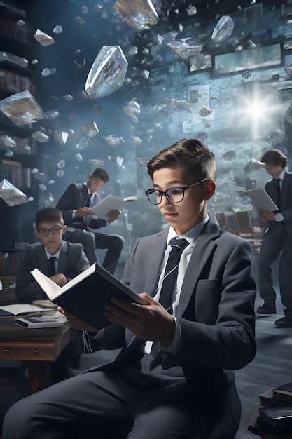 Premium Photo Gen Alphas Interactive Learning Collaborative Digital