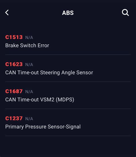 The Front Brakes Locked With Multiple Abs Codes