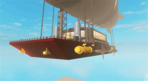 Heres My Steampunk Airship After Adding Lighting Effects Roblox