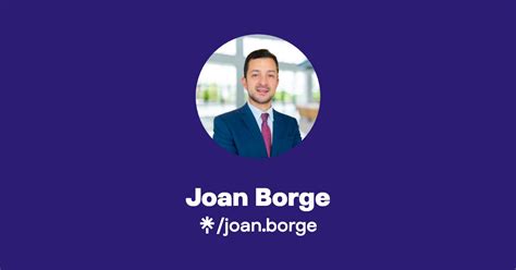 Joan Borge Instagram Facebook Tiktok Linktree