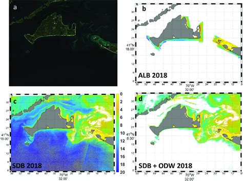 A Rgb Composite Of Sentinel 2 In Nantucket B Airborne Lidar