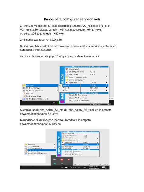 Pasos Para Configurar Servidor Web Pdf